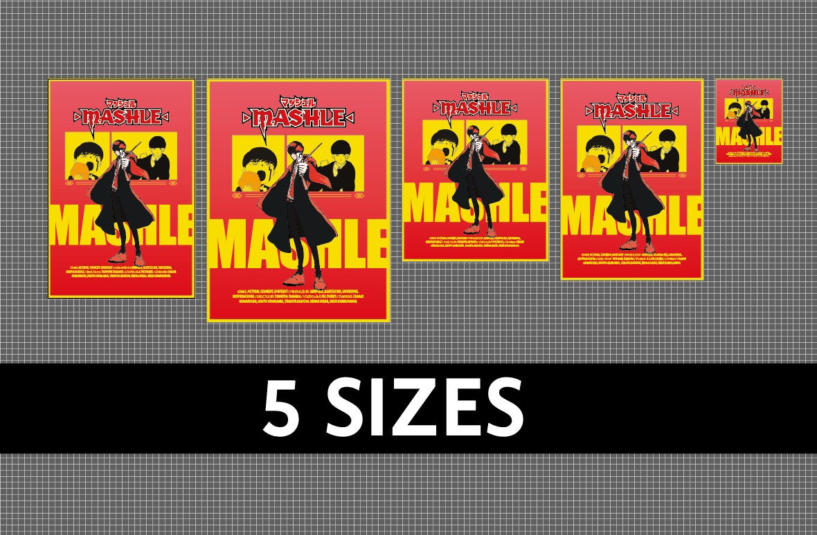 MASHLE: Magic and Muscles - Poster(5 Sizes) / Anime Art / Wall Decor ...