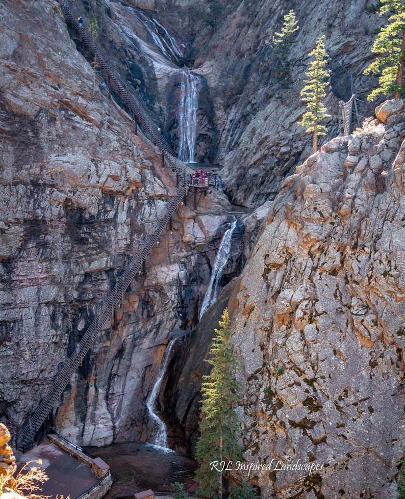 Seven Falls, Colorado Springs, Colorado, Landscapes, Mountain Scenery ...