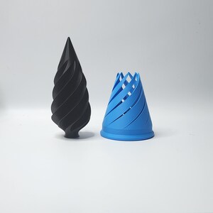 Helix Screw Fidget Toy 3d Infinity Spiral Impossible Cone Cool Optical ...