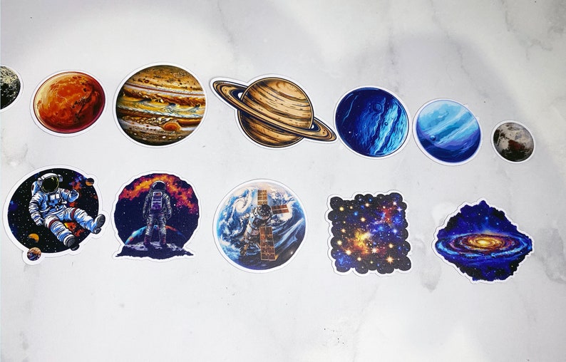 5-20 Space and Solar System Stickers Perfect Kids Journals, Scrapbooks ...