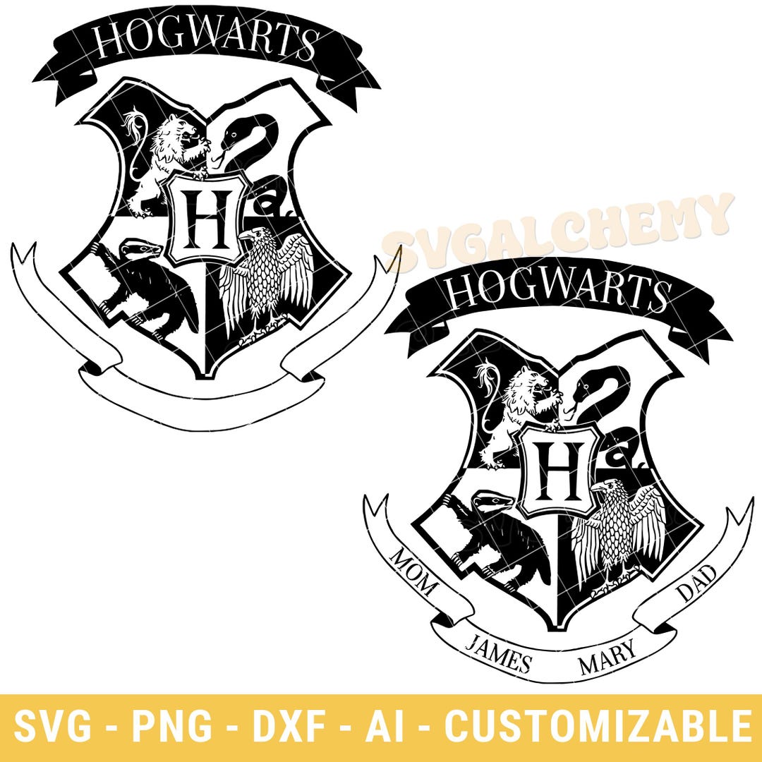 Potter Hogwarts Crest Svg, Potter Hogwarts Magical Mystery Wizard Svg ...