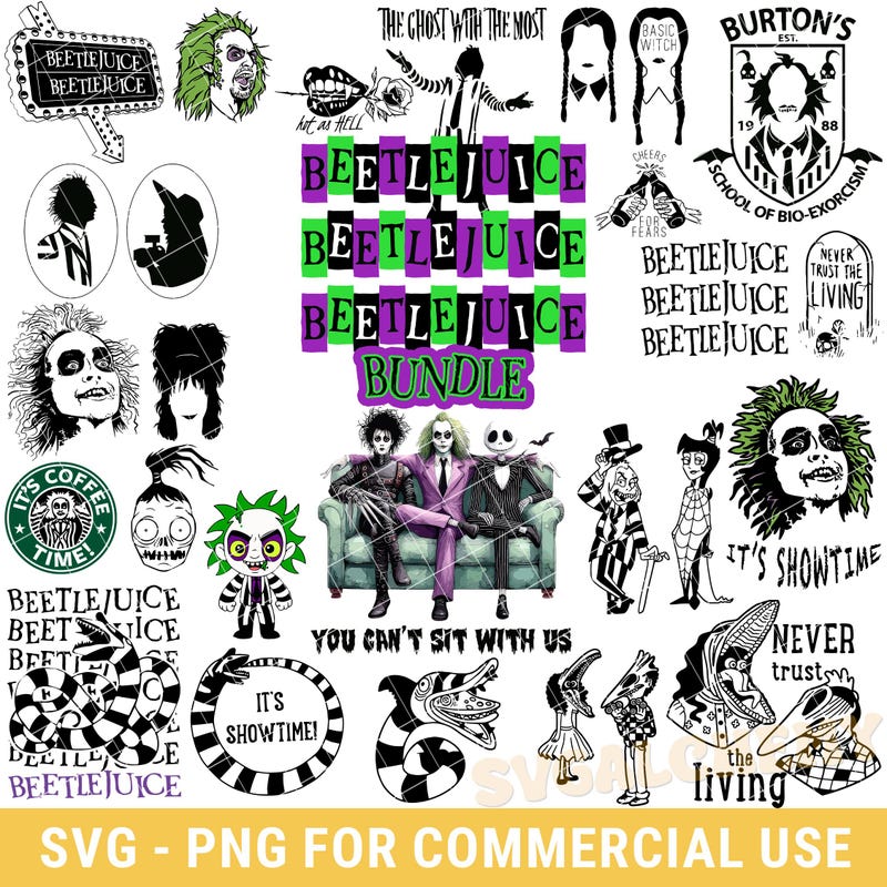 Beetlejuice Svg - Etsy