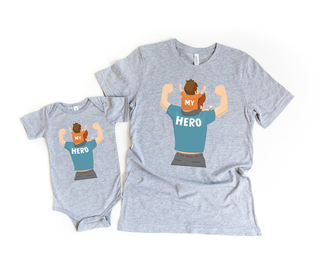 My Hero Shirts, Happy Fathers Day Shirts, Gift for Fathers Day, Dad and ...