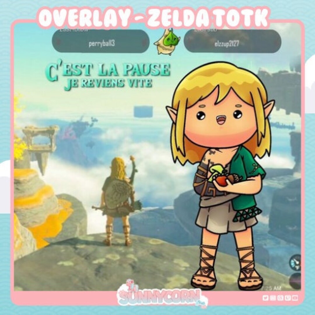 Overlay Twitch - Zelda Totk - Etsy