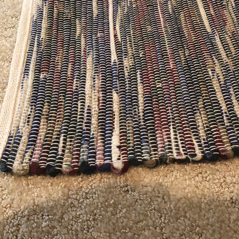 Loom Woven Rag Rugs - Etsy