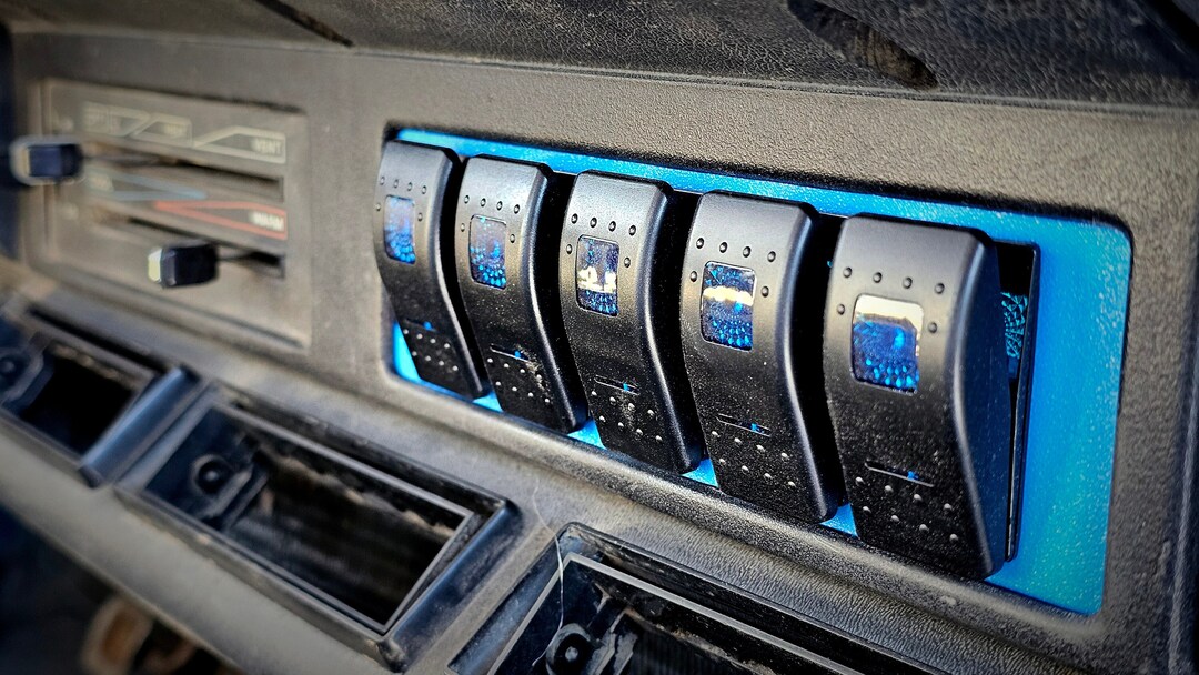 Wrangler 4x4 YJ Rocker Switch Mounting Plate - Full Size - Etsy