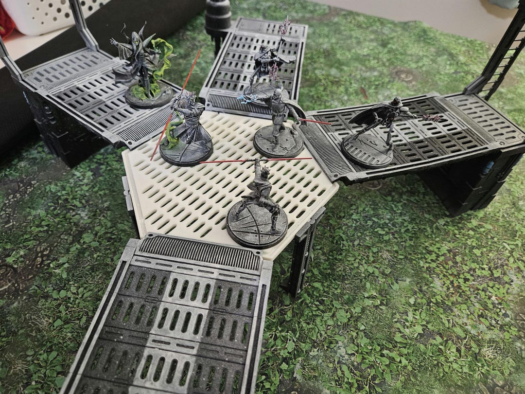 Star Wars Shatterpoint Hexagon & Triangle Platforms STL Files - Etsy