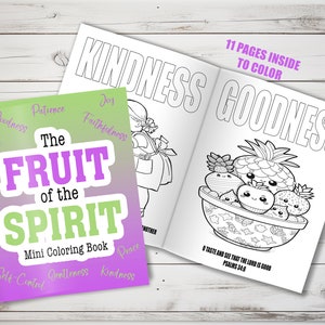 Fruit of the Spirit Coloring Book - Sunday School Activities - Bible ...