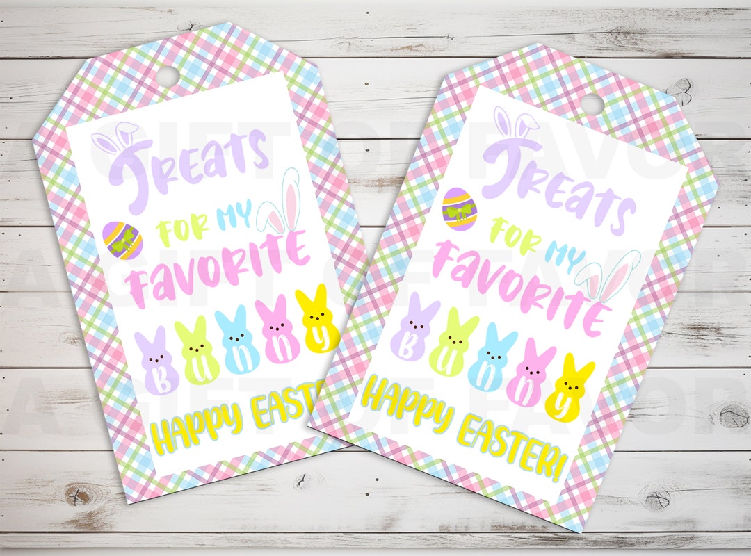 Printable Treat for Someone Easter Tag - Treats for My Tag - Printable ...