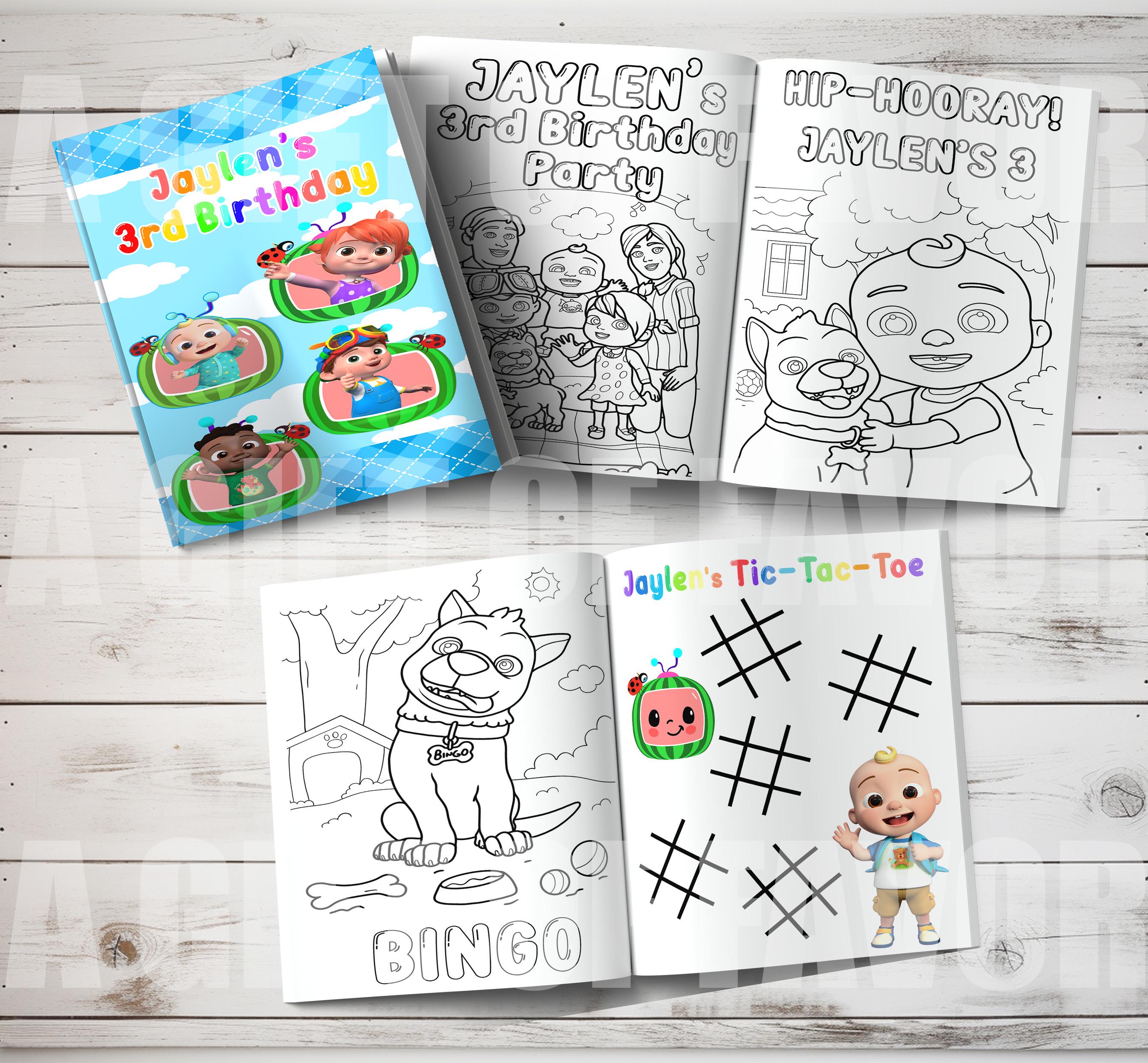 Coco Custom Coloring Book Party Coco Color Custom Coloring Activity ...