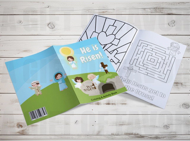 Cau Easter Story Coloring Book Sunday School Sunday School Coloring ...