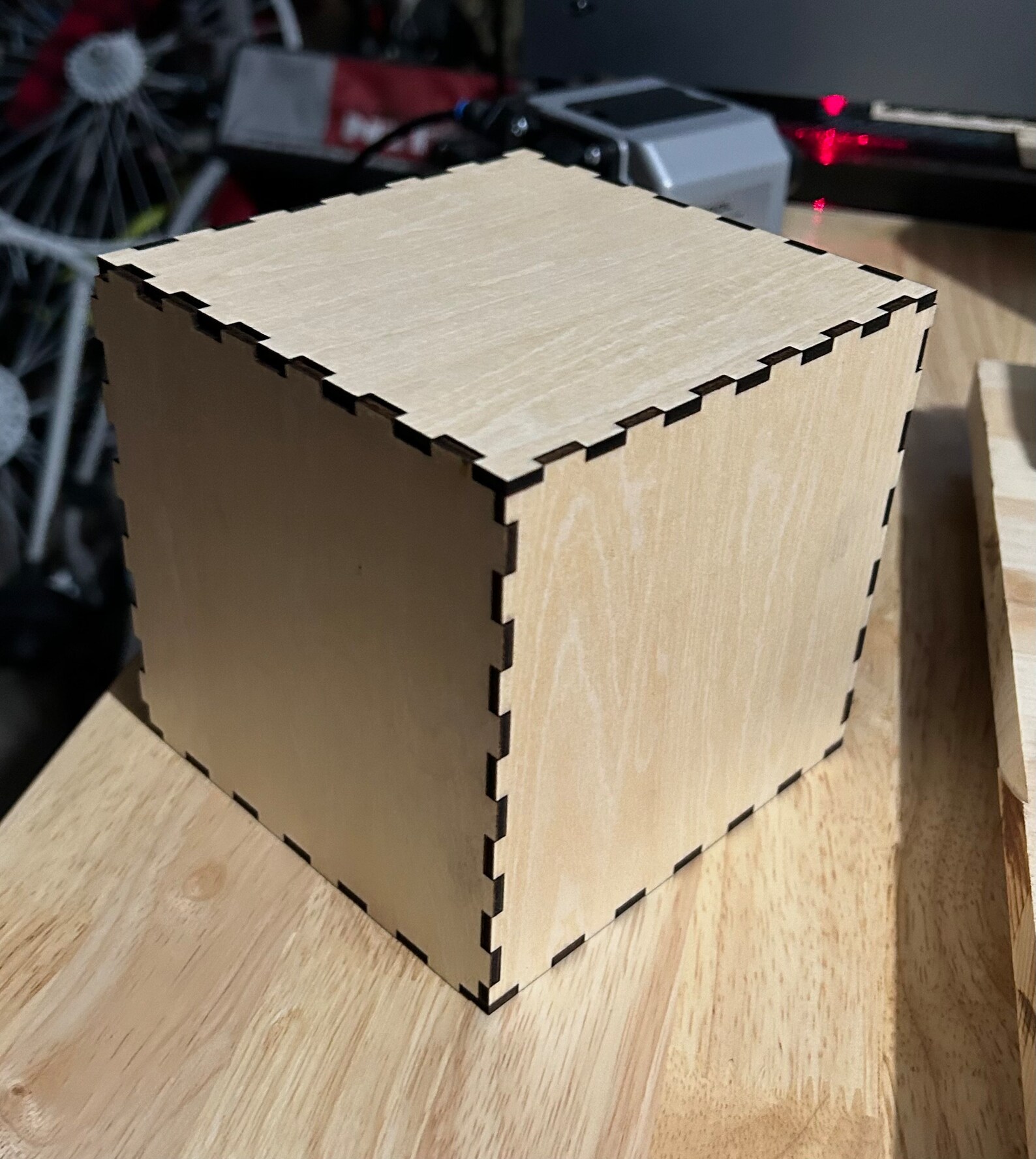 Blank 5" by 5" Wooden Box (file) - Etsy
