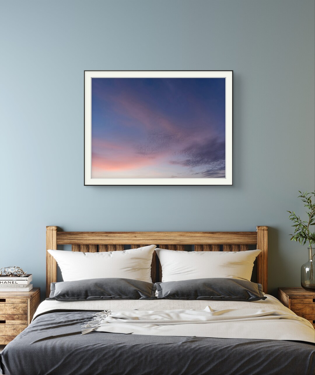Sunset Sky Color Palette Poster Print | Color Sky Art | Clouds Wall ...