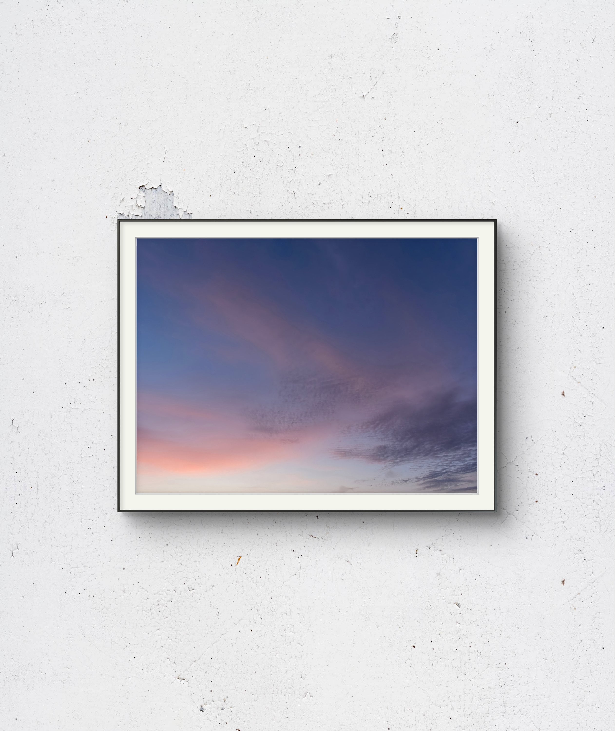 Sunset Sky Color Palette Poster Print Heaven Landscape Clouds Photo ...