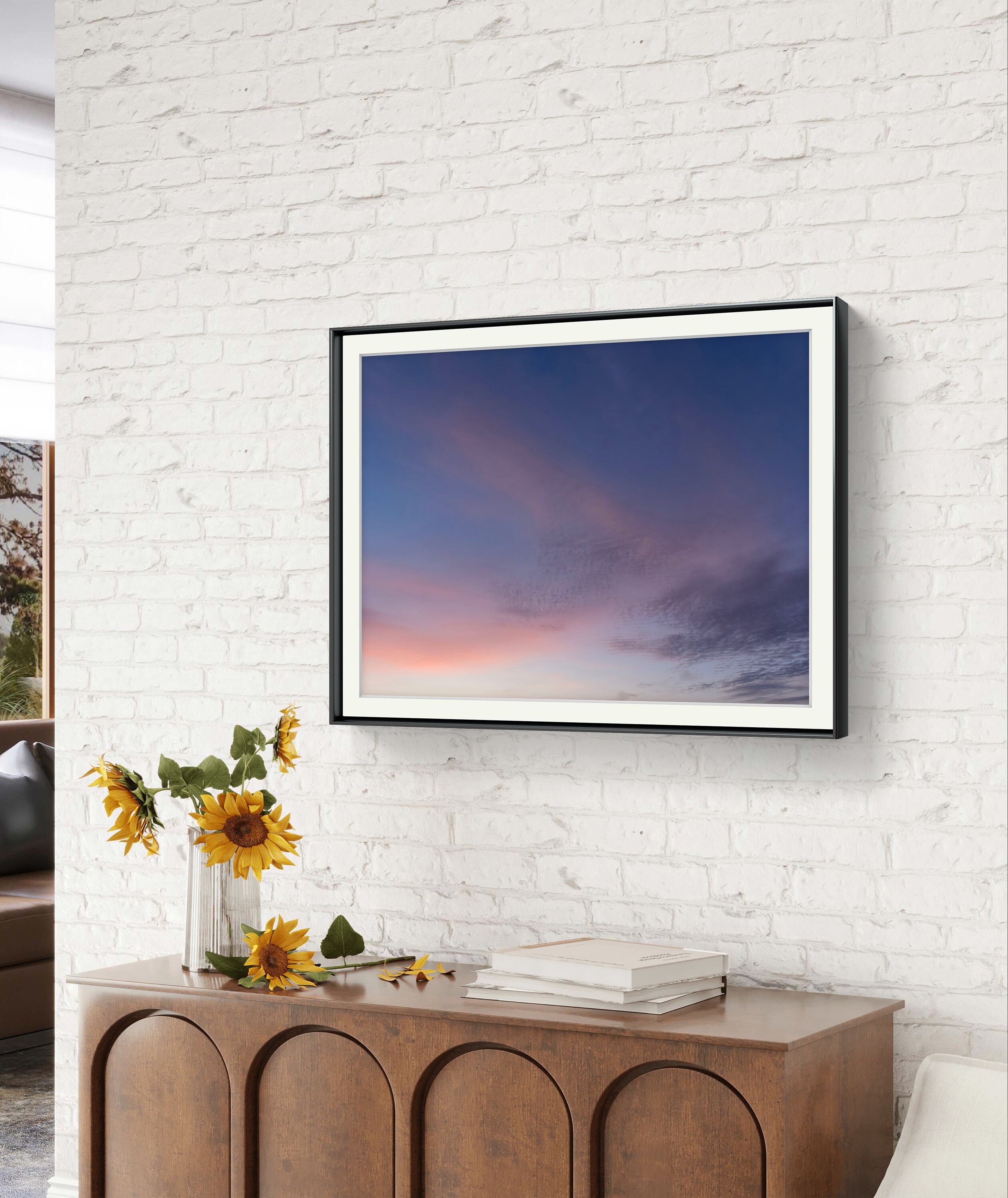 Sunset Sky Color Palette Poster Print Heaven Landscape Clouds Photo ...