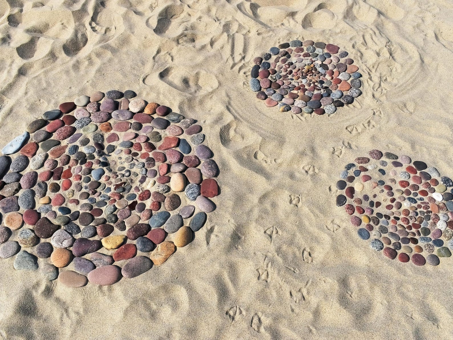Beach Rock Mandala Poster Print | Beach Landscape | Mandala Photo Print ...