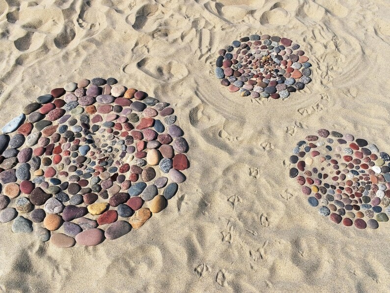 Beach Rock Mandala Poster Print | Beach Landscape | Mandala Photo Print ...