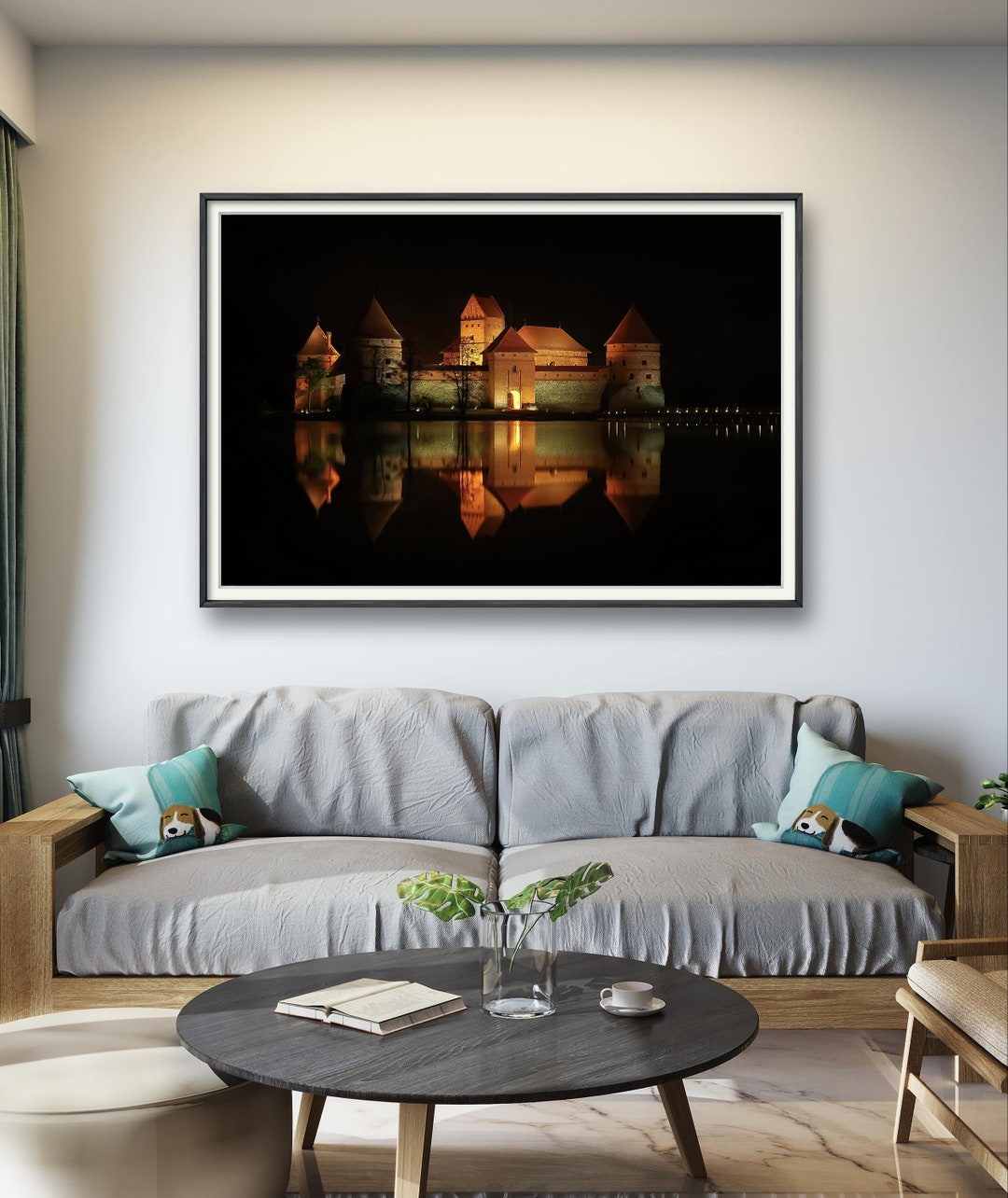 Medieval Castle Poster Print | Landscape Print | Castle Photo Print ...