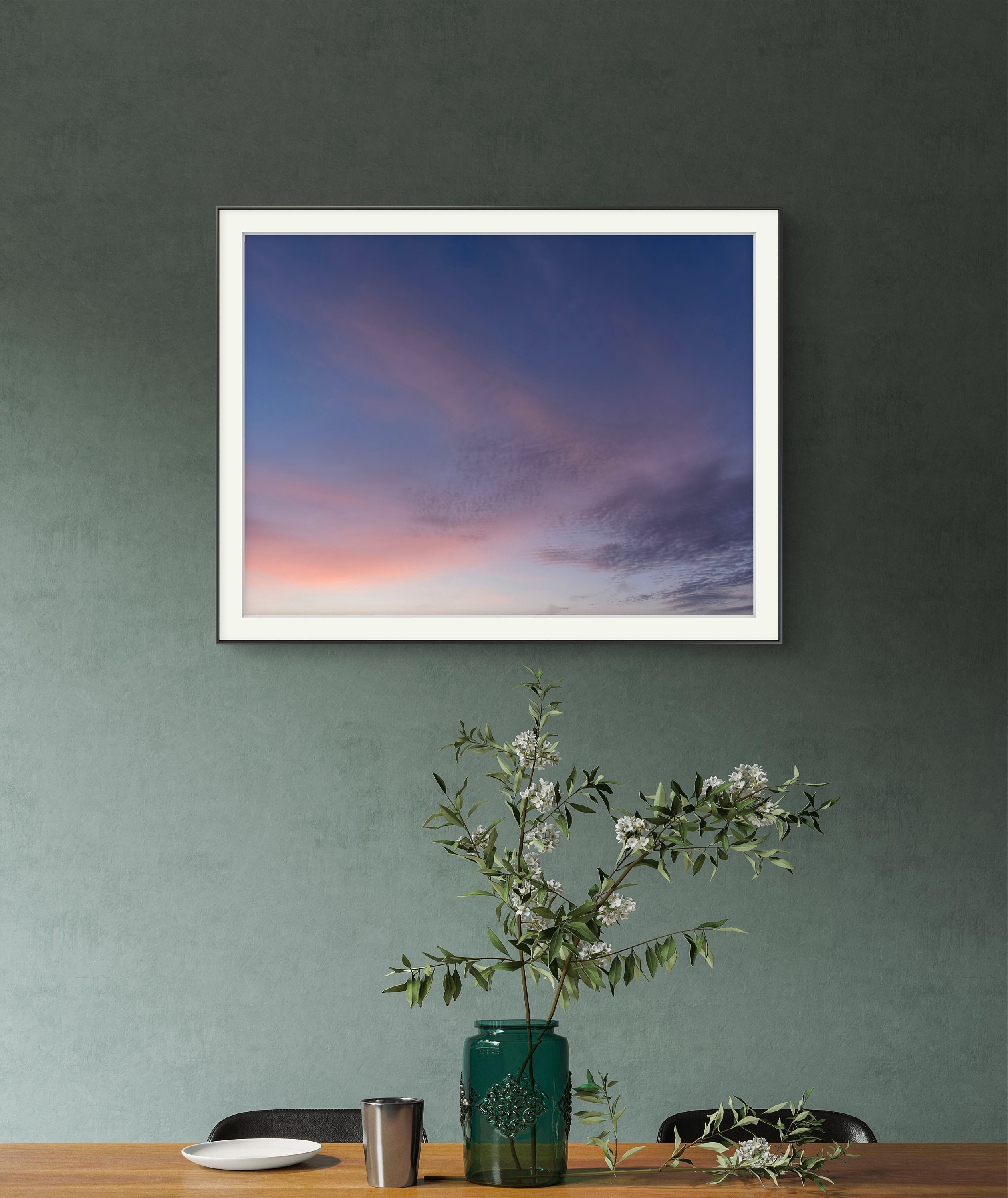 Sunset Sky Color Palette Digital Print Clouds Printable Heaven ...