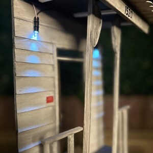 Handmade Halloween Diorama : Porch and Part Garden of the Myres ...