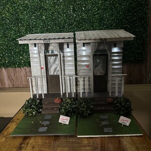Handmade Halloween Diorama : Porch and Part Garden of the Myres ...