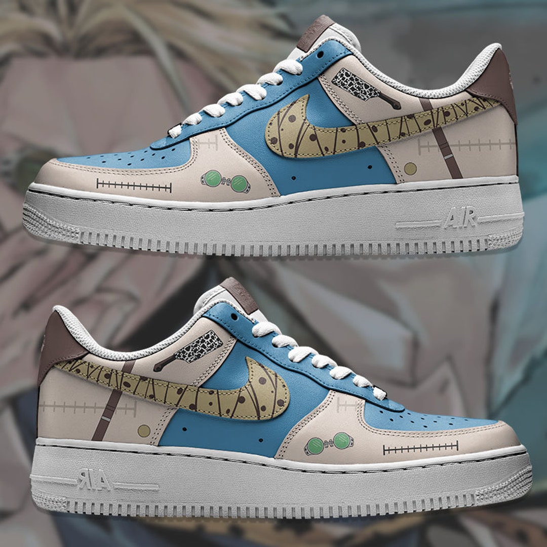 Custom Sneakers Air Force 1 Hand Painted Nanami Kento Jujutsu Kaisen ...