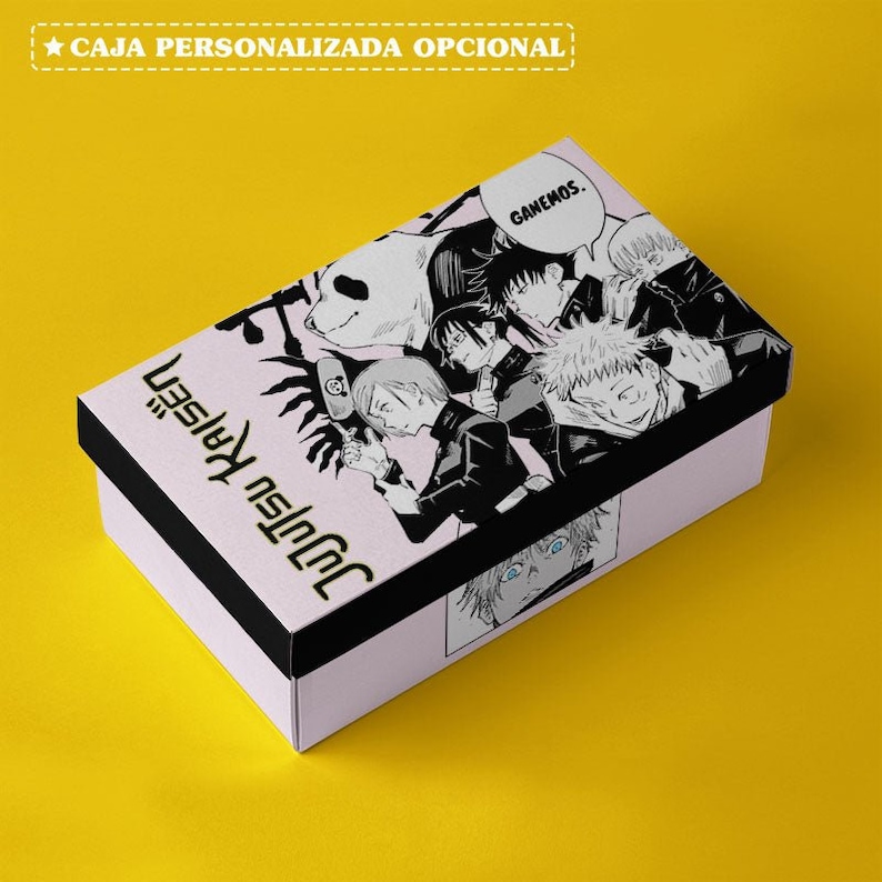 Custom Sneakers Air Force 1 Hand Painted Nanami Kento Jujutsu Kaisen ...