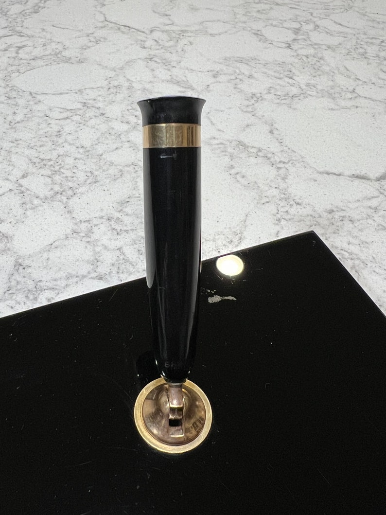 Vintage Schaeffer's Large Onyx Double Pen Desk Set pens Not Included ...