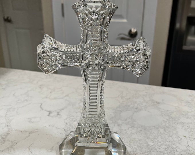 New Waterford Crystal 10 Inch Cross - Etsy