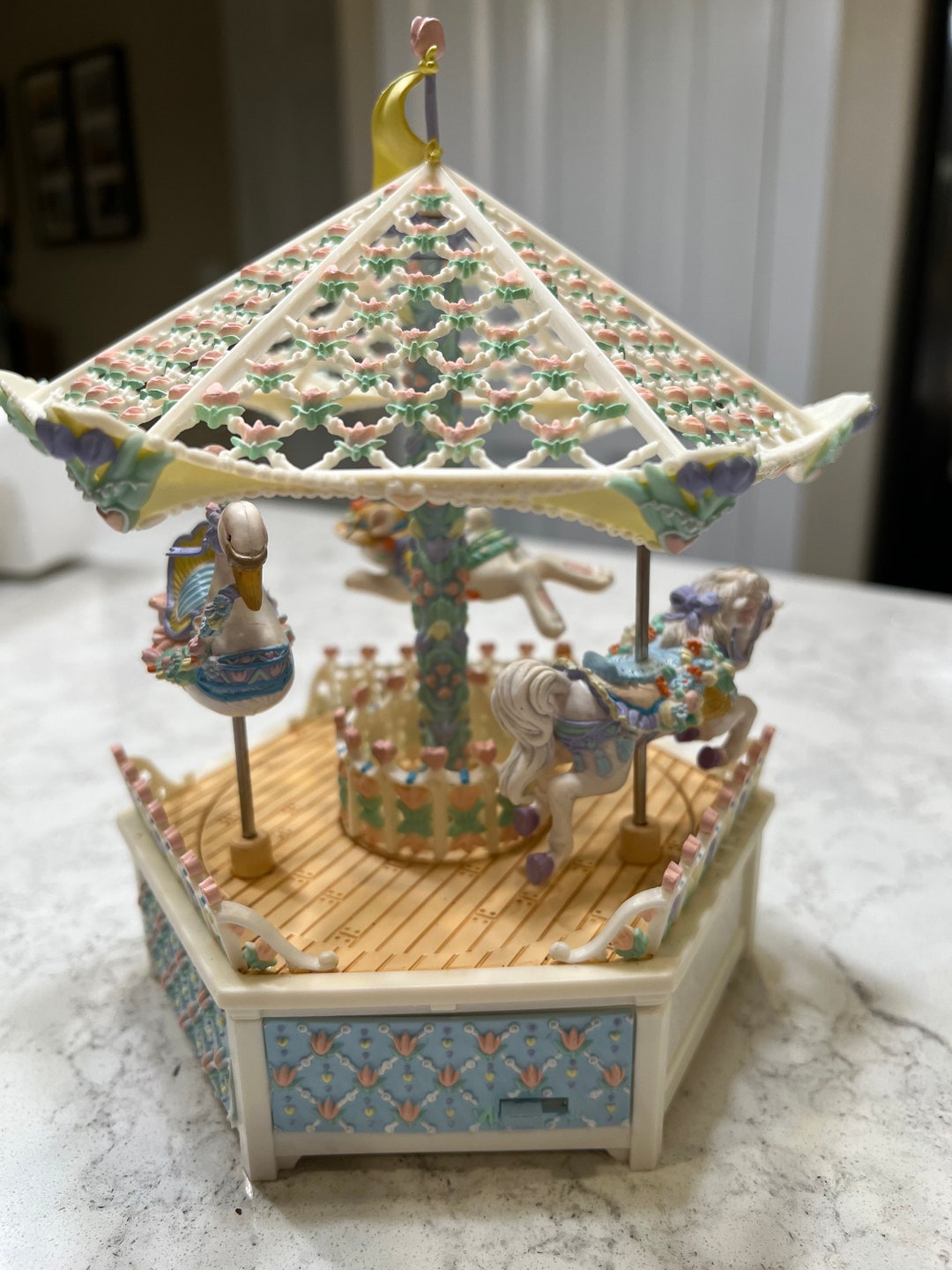 Musical Animated Gazebo Carousel Music Box - Etsy