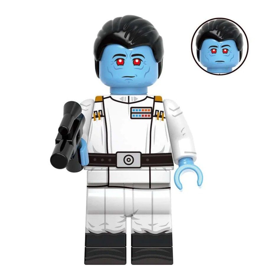 Grand Admiral Thrawn Custom Built Mini Figure - Etsy