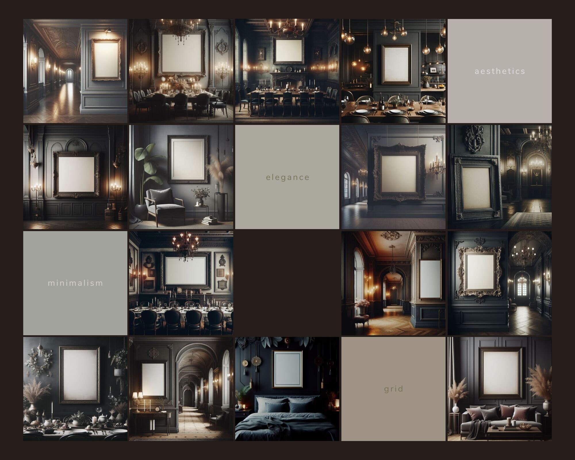 24 Luxury Penthouse Mockups / Luxury Townhouse Mock up / Frame Mockup ...
