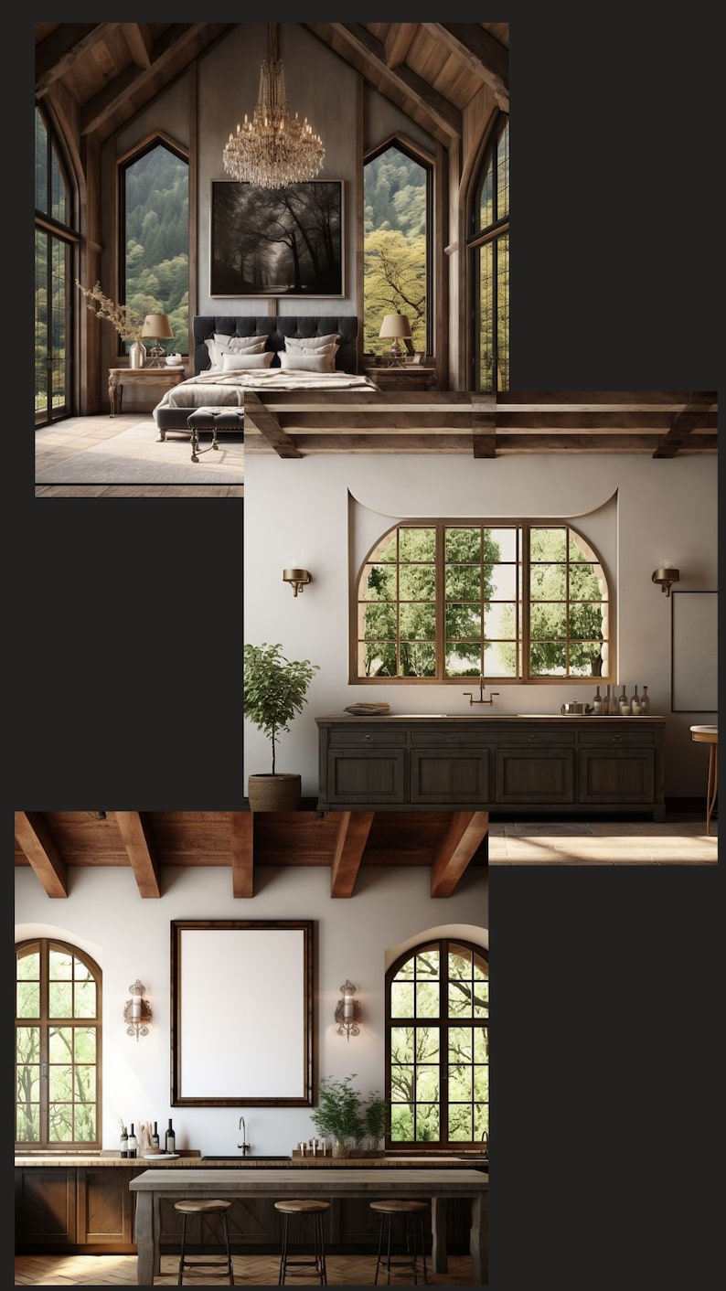 24 High Resolution Mockups / Luxury Farmhouse Style Mock Ups / Wall Art ...