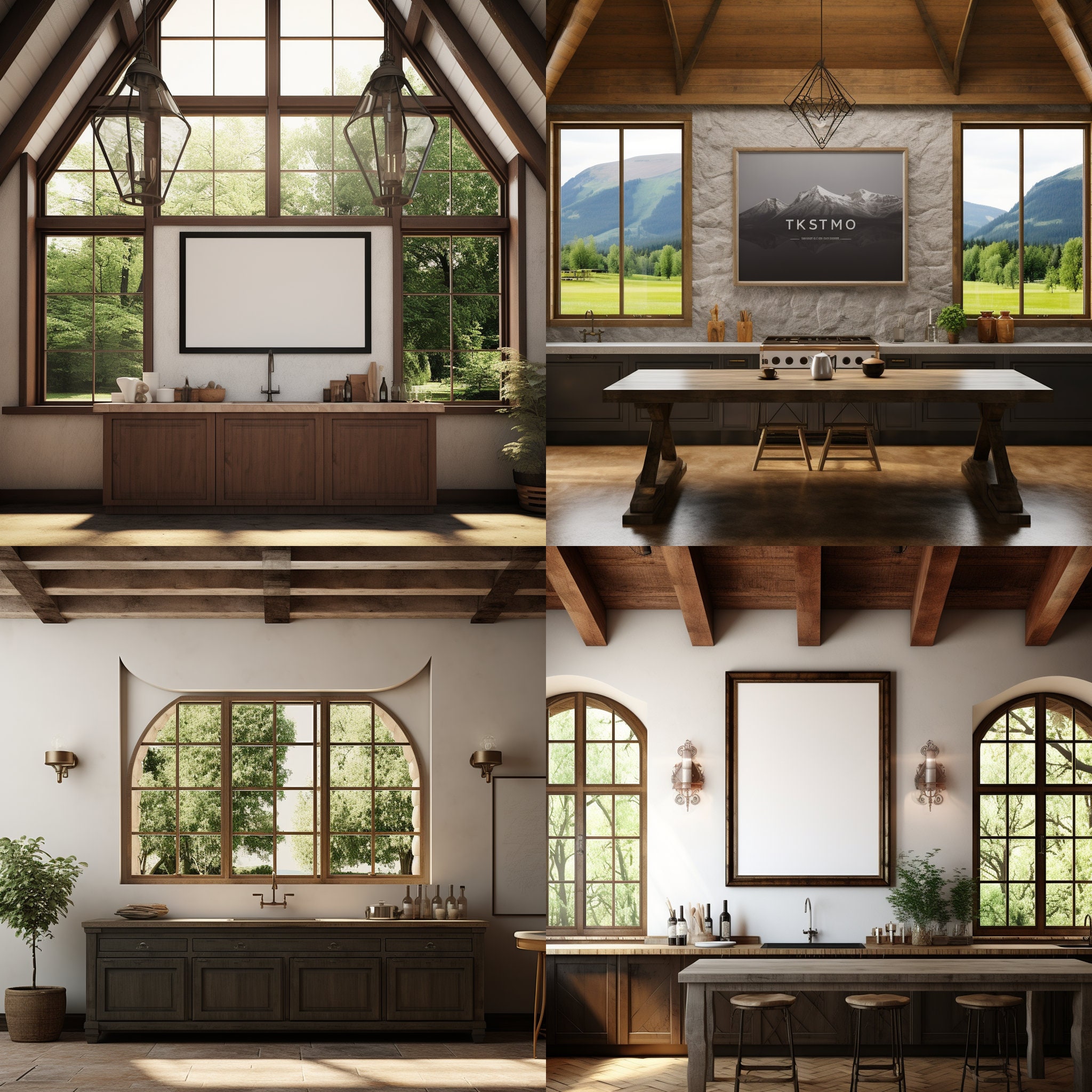 24 High Resolution Mockups / Luxury Farmhouse Style Mock Ups / Wall Art ...