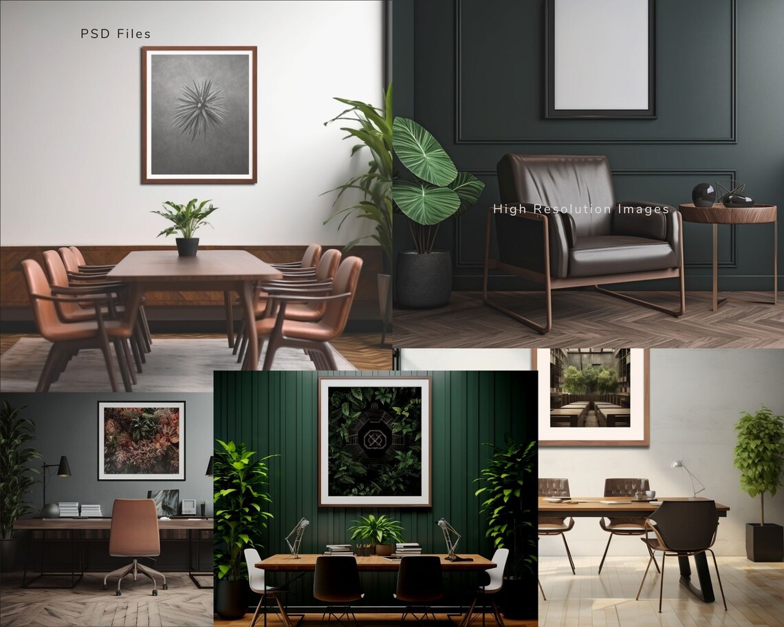 24 High Res Mockup / Luxury Office Mock up / Frame Mockup / Mockup ...
