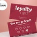 Red Loyalty Card Template Canva, Editable Customer Heart Card ...