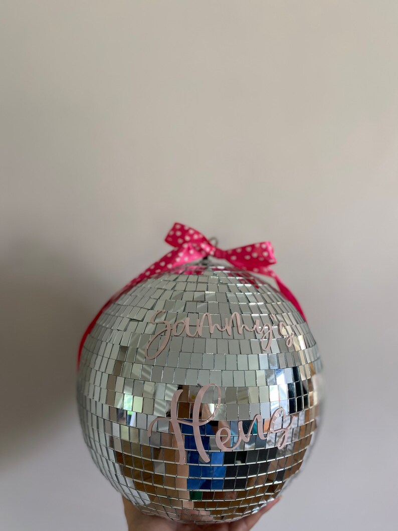 Personalised Disco Balls - Etsy