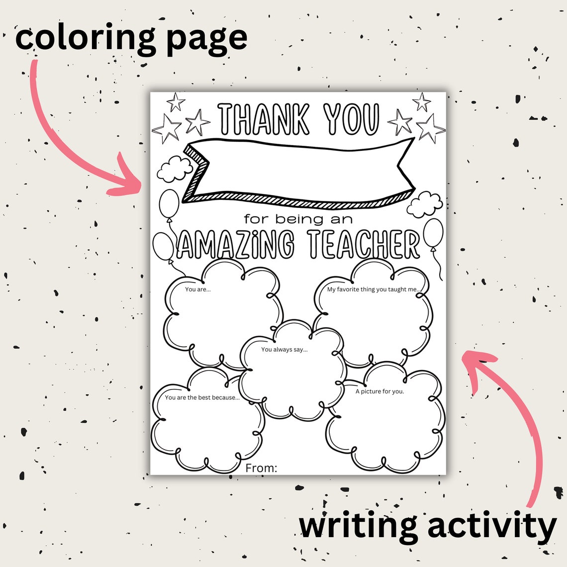 Teacher Appreciation Printable for Teacher Appreciation Week Gift ...