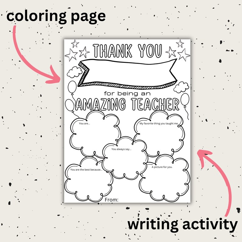 Teacher Appreciation Printable for Teacher Appreciation Week Gift ...