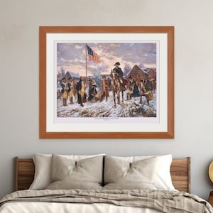 George Washington at Valley Forge Art Print: American History Wall Art ...