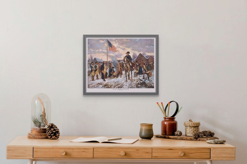 George Washington at Valley Forge Art Print: American History Wall Art ...