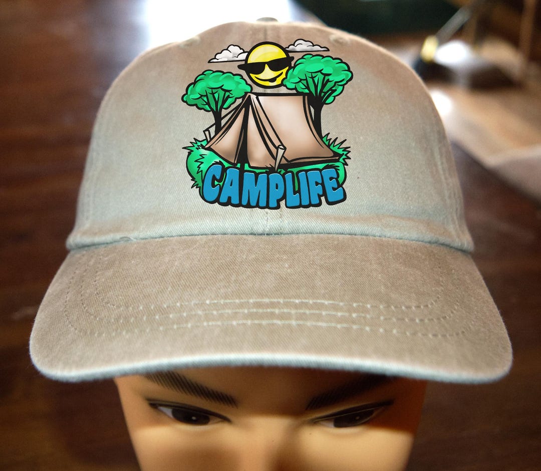 Camp Life Hat, Camping Dad Hat, Hiking Baseball Cap, Outdoor Adventure ...
