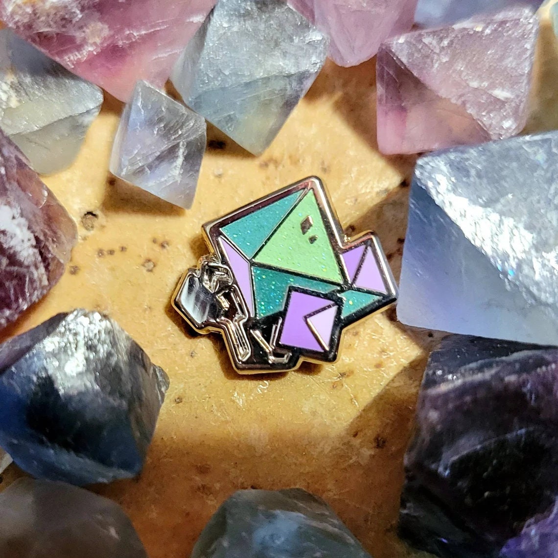 Mineral Crystals MINI FILLER PINS - Crystal Quartz, Labradorite ...