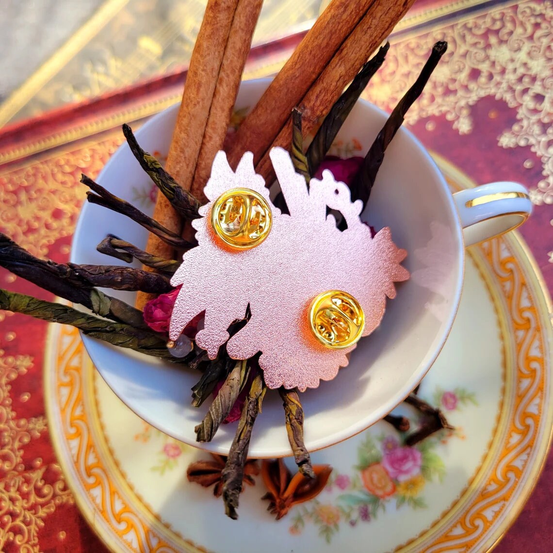 Masala Chai Dragon - Enamel Pin - Tea Dragon - Etsy