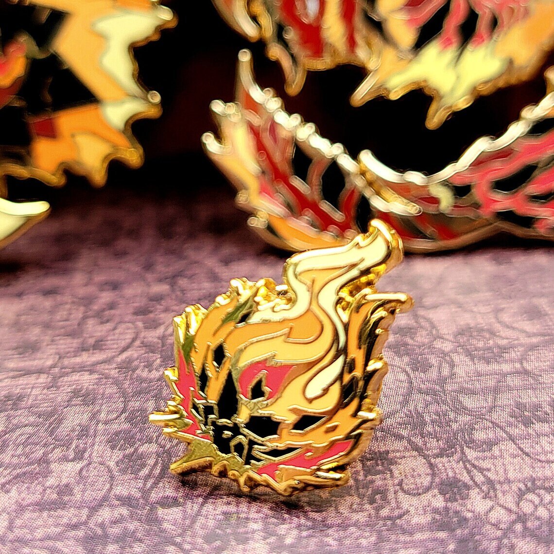 Elemental MINI FILLER PINS - Fire, Water, Earth, Air, Spirit - Etsy