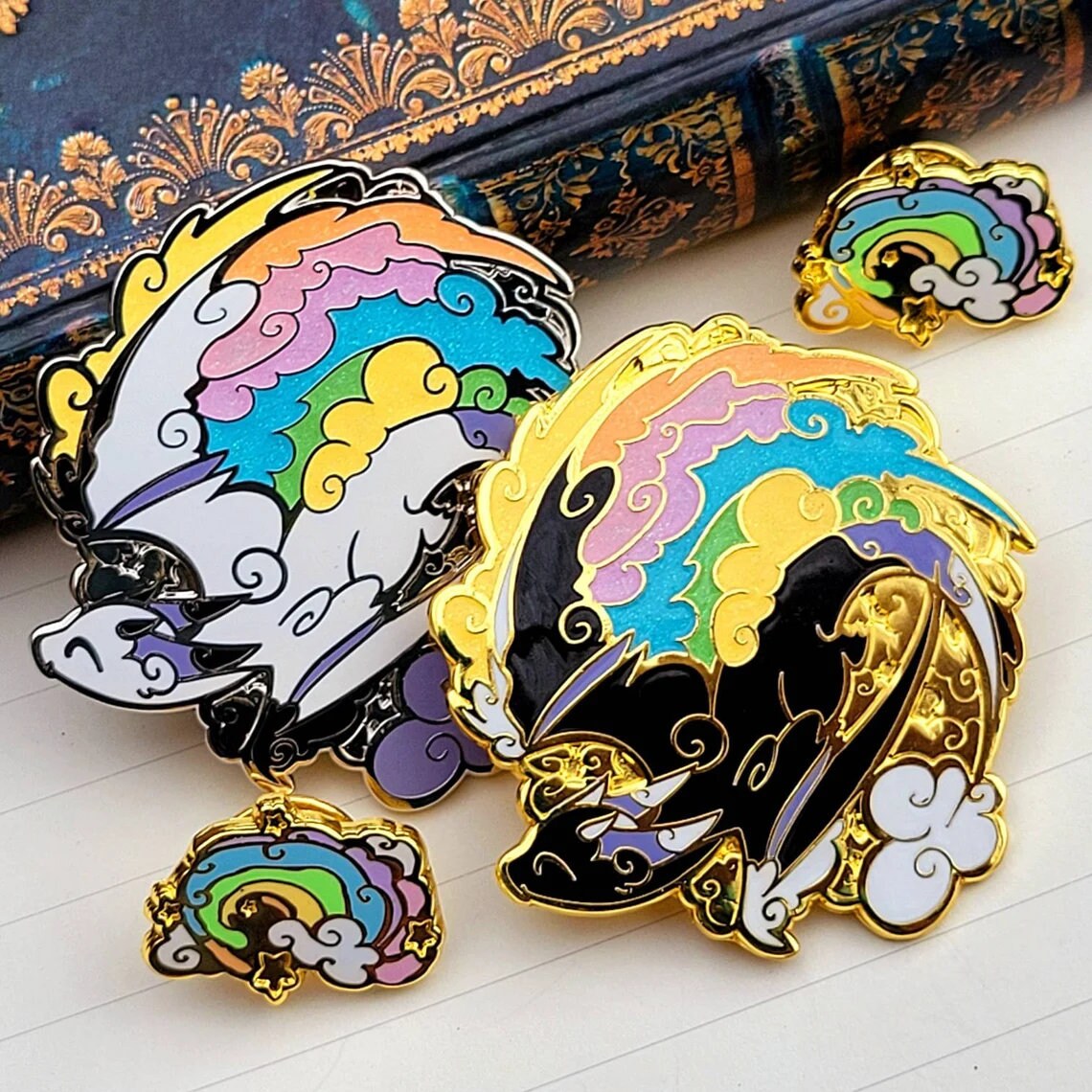 Soaring Skies MINI FILLER PINS - Thunder Storm, Starry Cloud, Sun ...