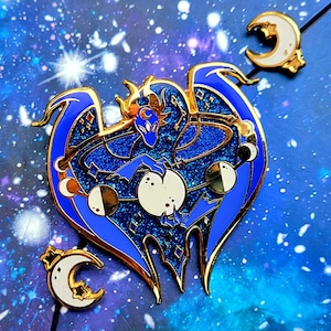 Space Star MINI FILLER PINS - Galaxy, Shooting Star, Planet, Starry ...