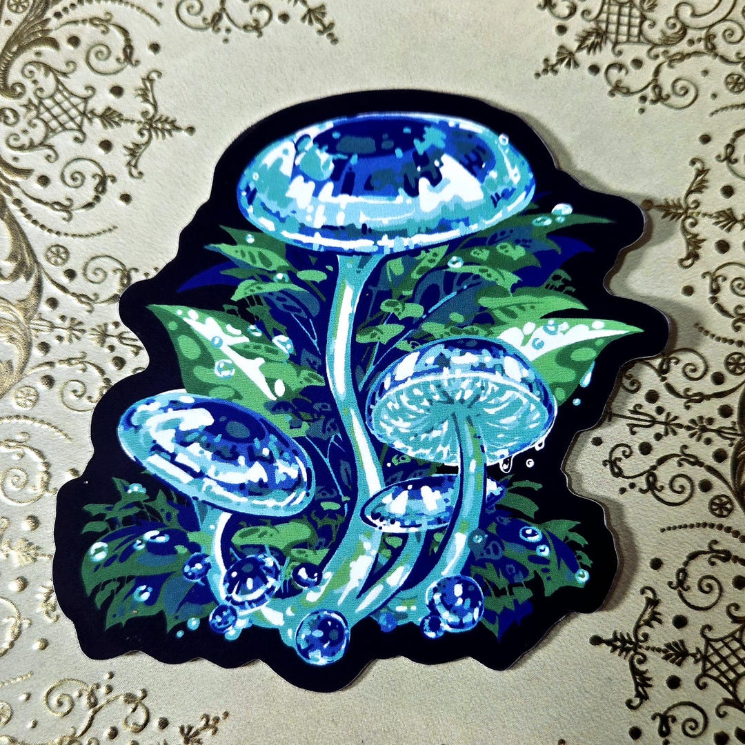Pixie Parasol Mushrooms - Vinyl Sticker, Matte, Waterproof, 3 In. - Etsy