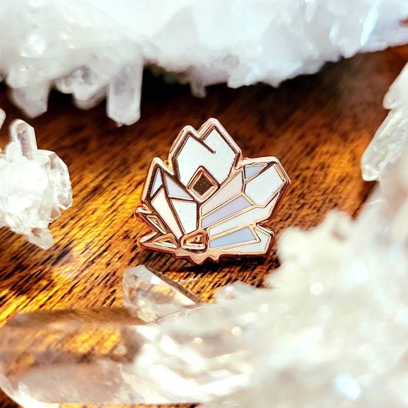 Mineral Crystals MINI FILLER PINS - Crystal Quartz, Labradorite ...