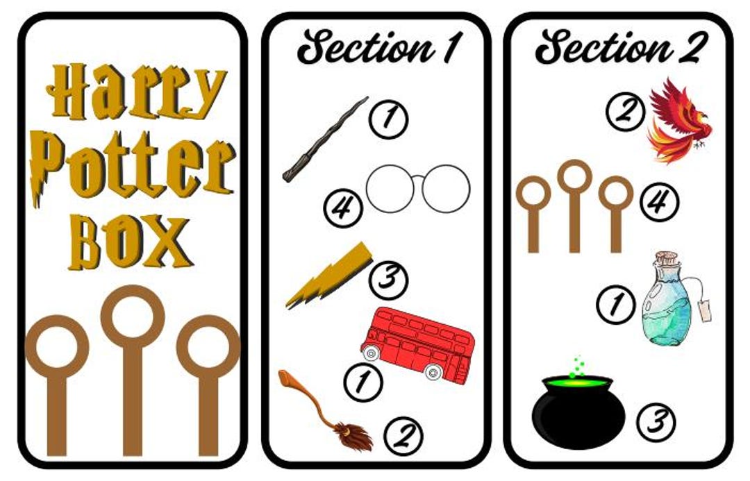 HARRY POTTER BOX - Etsy